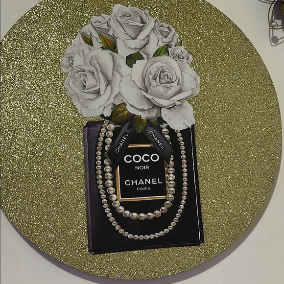 CHANEL | Art | Chanel Coco Noir Big Art Piece Canvas For Bedroom ...